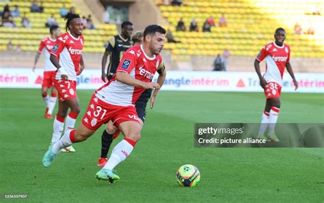 As Monaco Montpellier Hsc Football Match At The Stade Louis Ii With