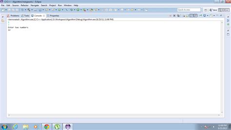 eclipse c c console behaving strangely stack overflow