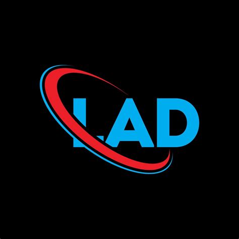 Lad Logo Lad Letter Lad Letter Logo Design Initials Lad Logo Linked With Circle And Uppercase