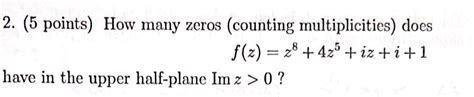 Solved 2 5 Points How Many Zeros Counting