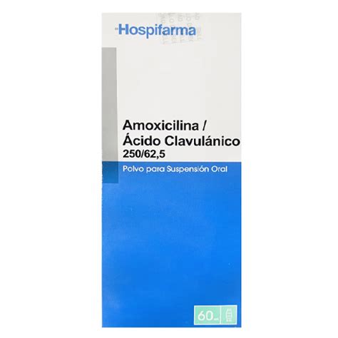 Amoxicilina Ácido Clavulánico 250625 Polvo Para Suspensión Oral
