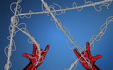 Create Spidermans Web Just Like In The Comics