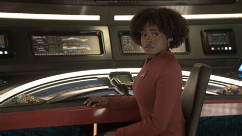 Star Trek Strange New Worlds Celia Rose Gooding On Uhura Blurring