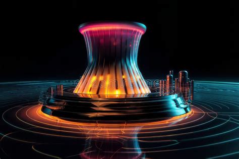 3d Rendering Of Abstract Technology Background High Speed Connection Concept Generative Ai