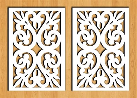 Design Pattern Screen Panel 3d Model Vector Files