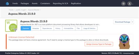 Howto Filter Packages By License Inedo Documentation