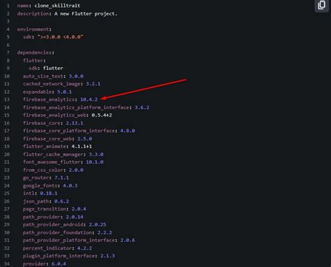 how to remove firebase analytics package in my flutterflow app