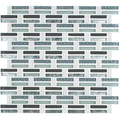 Ocean Wave 12x12 Pattern Blend Mosaic Tile Backsplash Tile Usa