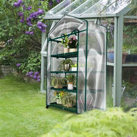 Timberlake 4 Tier Portable Greenhouse In Green