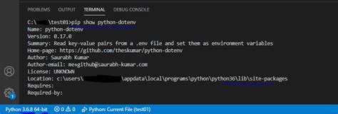 FIXED No Module Named Dotenv In Visual Studio Code PythonFixing