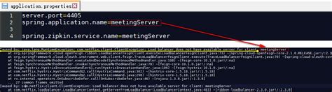 解决：flix client clientexception load balancer does not have