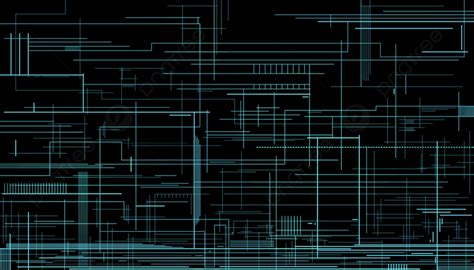 Technical Background On A Dark Background With Bright Lines For Your
