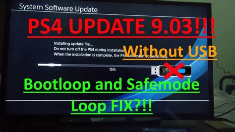 Ps4 9 03 Update How To Safely Install Ps4 9 00 Update Without Usb Ps4 Bootloop Error Fix