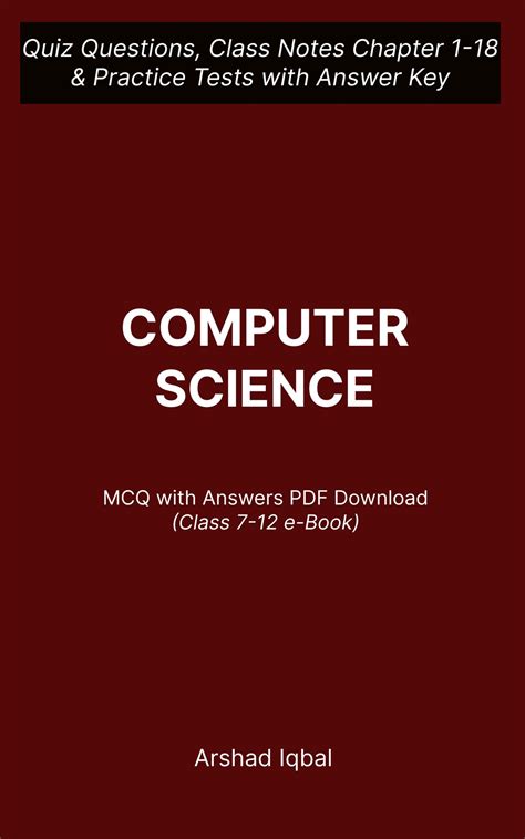 Computer Science Mcq Pdf Book Download Class 7 12 Computer Textbook