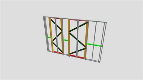 Wall Truss Brace Download Free 3d Model By Isfandt Innosteel