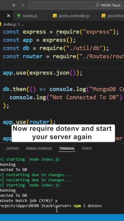How To Secure Your Mongodb Connection String In Mern Stack Mernstack