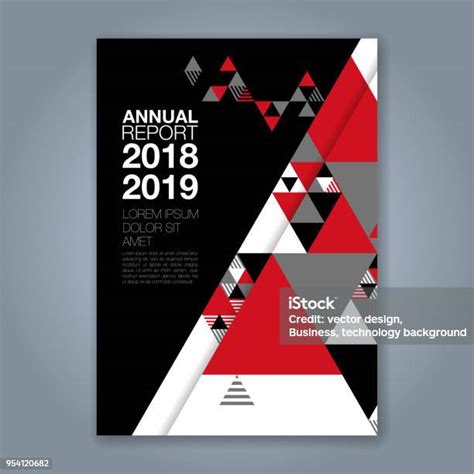 추상적인 사업 연례 보고서 책 표지 브로셔 전단지 포스터에 대 한 최소한의 기하학적 원 배경 0명에 대한 스톡 벡터 아트 및 기타 이미지 Istock