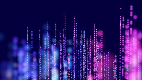 Data Wave Abcstact Vector Background Technology Composition Stock Vector Illustration Of