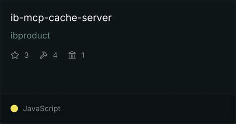 Memory Cache MCP Server Glama