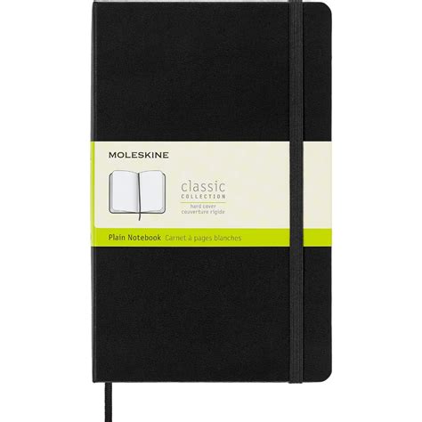 Moleskine Classic Plain Notebook Hardcover Large Black Morgans
