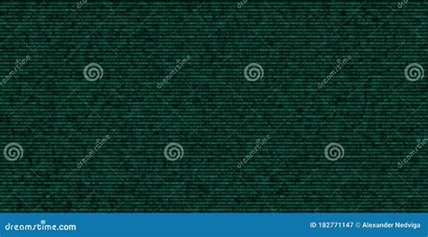 Deep Sea Green Dna Data Code Background Stock Illustration Illustration Of Discovery
