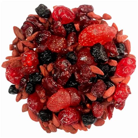 A Grade Red And Black Sweet Dried Mix Berries Packaging Type Loose At