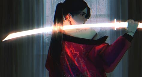 Katana Girl 4k Wallpapers Wallpaper Cave