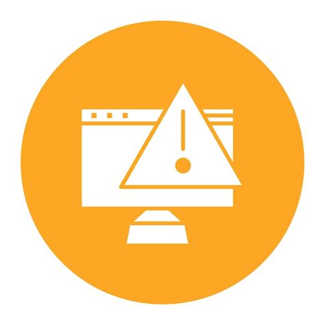 Premium Vector Browser Alert Vector Illustration