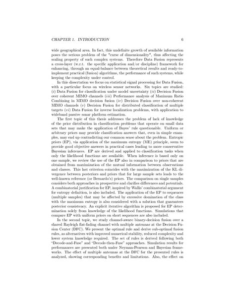 Statistical Signal Processing For Data Fusion Eurasip