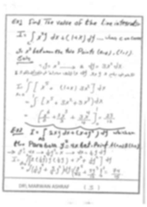 SOLUTION: Part 7 line integrals - Studypool