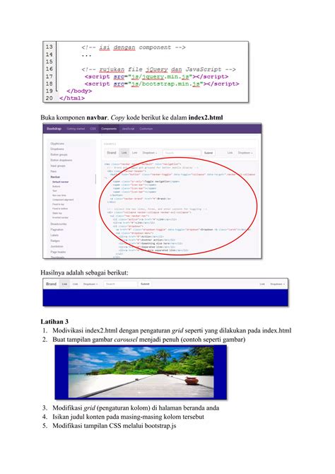 Bootstrap Latihan Pdf
