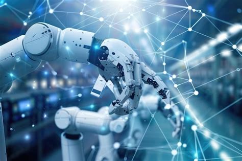 Premium Photo Modernizing Robot Arms For Digital Factory Automation