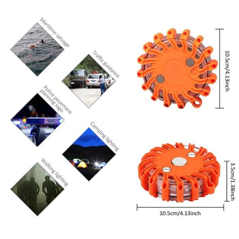 Led Car Road Flare Light Safety Flare Flashlight I Grandado