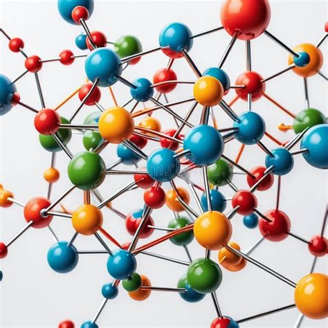 Interactive Educational Atom Model Toy Background Ideal For Science Projects Classroom Displays