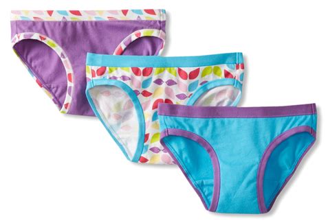 Gnkhb4 Hanes Classics Girls Cotton Stretch Bikini 4 Pack