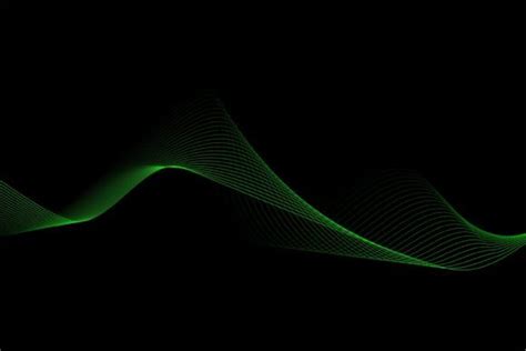 Green Gradient Color Wavy Lines Graphic By Dynecreative · Creative Fabrica