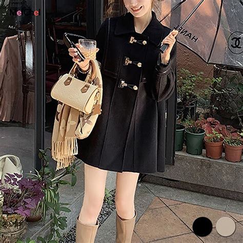 메이첼 양모100 큐트핏 빈티지 하프 코트 00388 에이블리