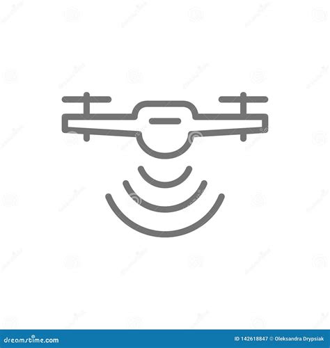 Set Uav Drone Radar Robotic Robot Arm Hand Factory And Laptop Icon Vector