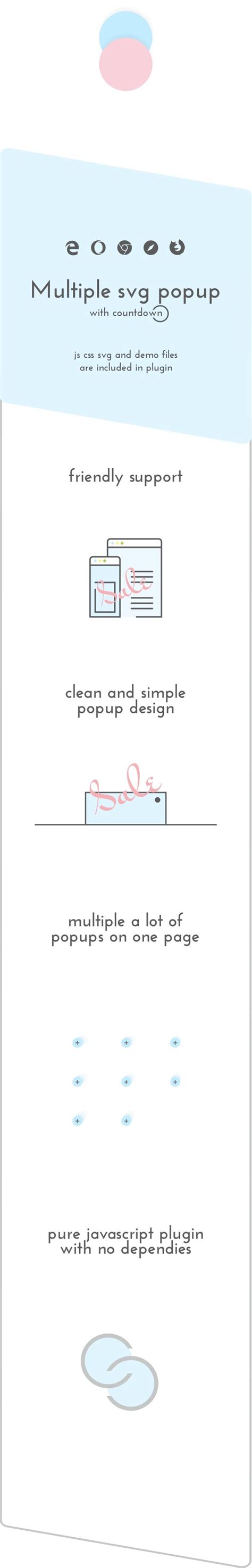 Multiple Svg Popup With Countdown Codemarket