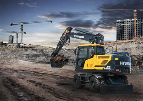 Hyundai Launches New A Series Wheeled Excavators