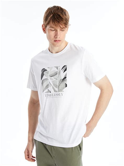 Xside Crew Neck Short Sleeve Printed Mens T Shirt S4m130z8 Q6k Lc