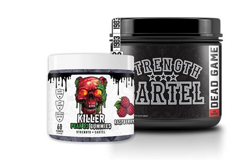 Killer Peak O2 Gummies Raspberry Strength Cartel