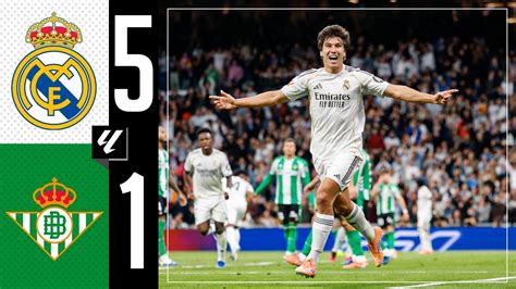 Összefoglaló Real Madrid Real Betis 5 1 Penamadridistahu