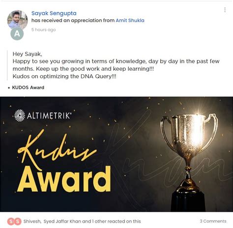 Appreciationpost Motivation Sayak Sengupta