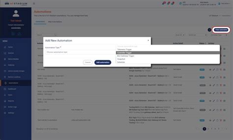 Controller Trigger Iot Stadium Knowledge Base