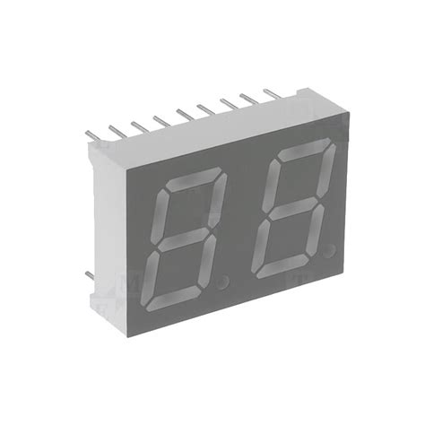 Display Led Singolo Kw1 521aga Anodo Comune A 7 Segmenti 132mm Verde