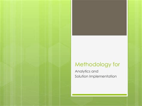 Data Science Methodology For Analytics And Solution Implementation Ppt