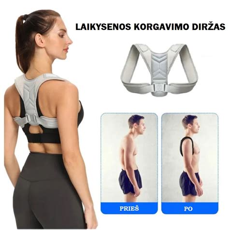 Laikysenos Koregavimo Diržas