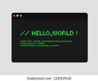 12 868 Hello World Images Stock Photos Vectors Shutterstock