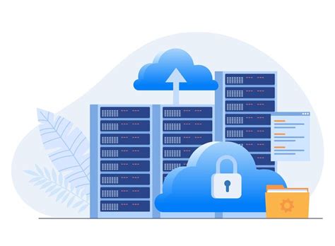 Premium Vector Data Server Web Concept Storage Technology Database